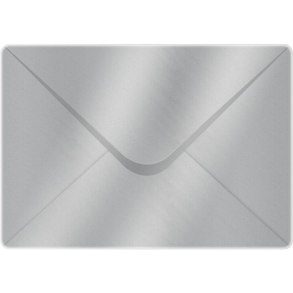 Silver Metallic Envelopes